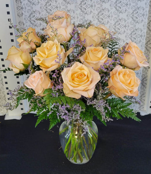 Dozen Roses Bouquet - Standard – Persnickety Flowers