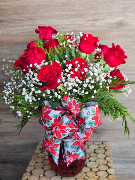 Merry Christmas Roses – Persnickety Flowers